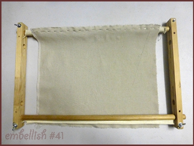 Artwear Publications | How to Frame your Fabric in an Embroidery Slate ...