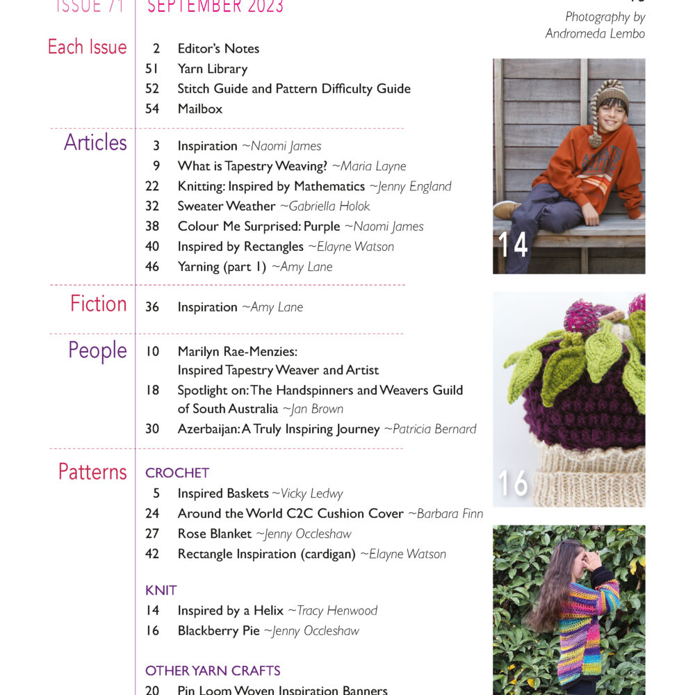 Artwear Publications | Back Issue Yarn #71